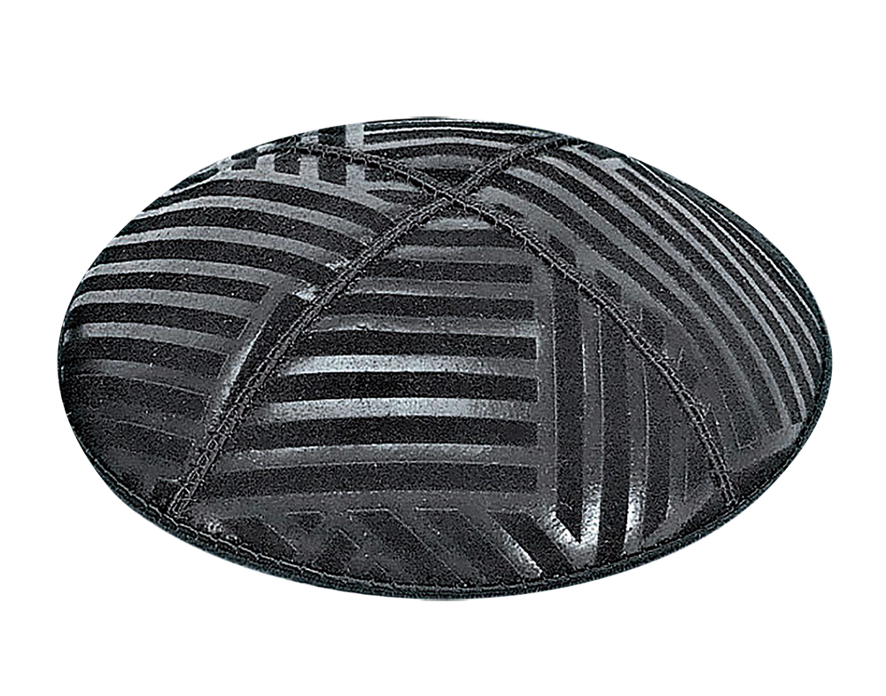 Suede Embossed Kippot - Kippot World